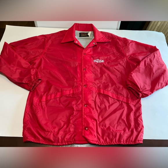 Coca Cola | Jackets & Coats | Vintage Coca Cola Coat Jacket In Red By ...